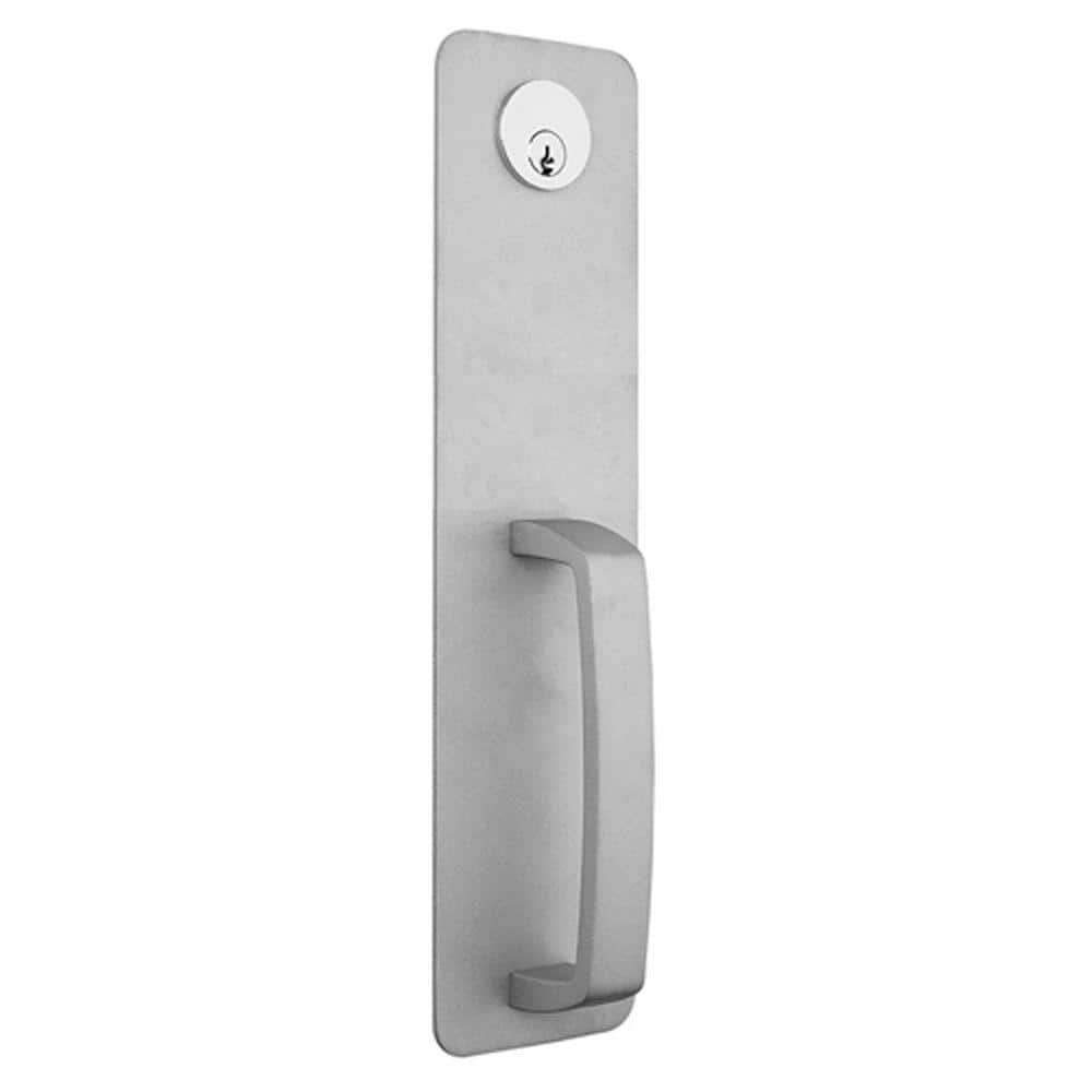 Global Door Controls Aluminum Night Latch Handleset Trim for Exit ...