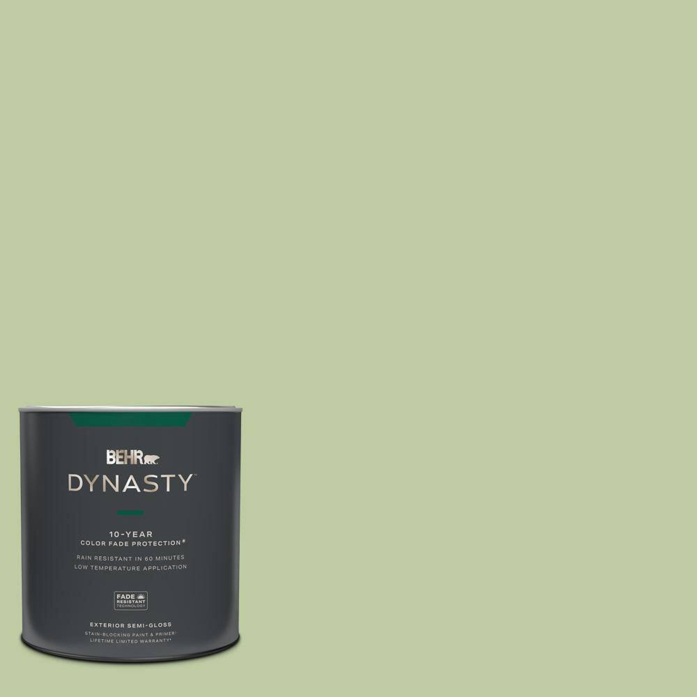 BEHR DYNASTY 1 qt. #M360-4 Marjoram Semi-Gloss Enamel Exterior Stain ...
