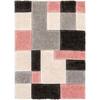 Well Woven San Francisco Escondido Blush Modern Geometric Squares 7 ft ...