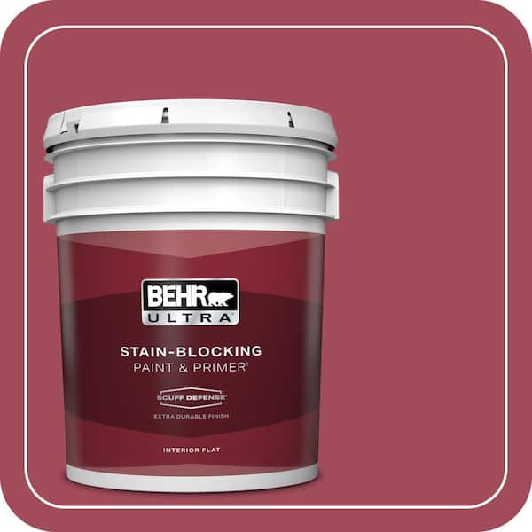 BEHR ULTRA 5 gal. #130D-6 Sweet Spiceberry Extra Durable Flat Interior ...