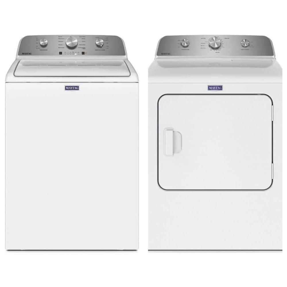 Maytag 4.5 cu. ft. Top Load Washer and 7.0 cu. ft. Vented Dryer Set ...