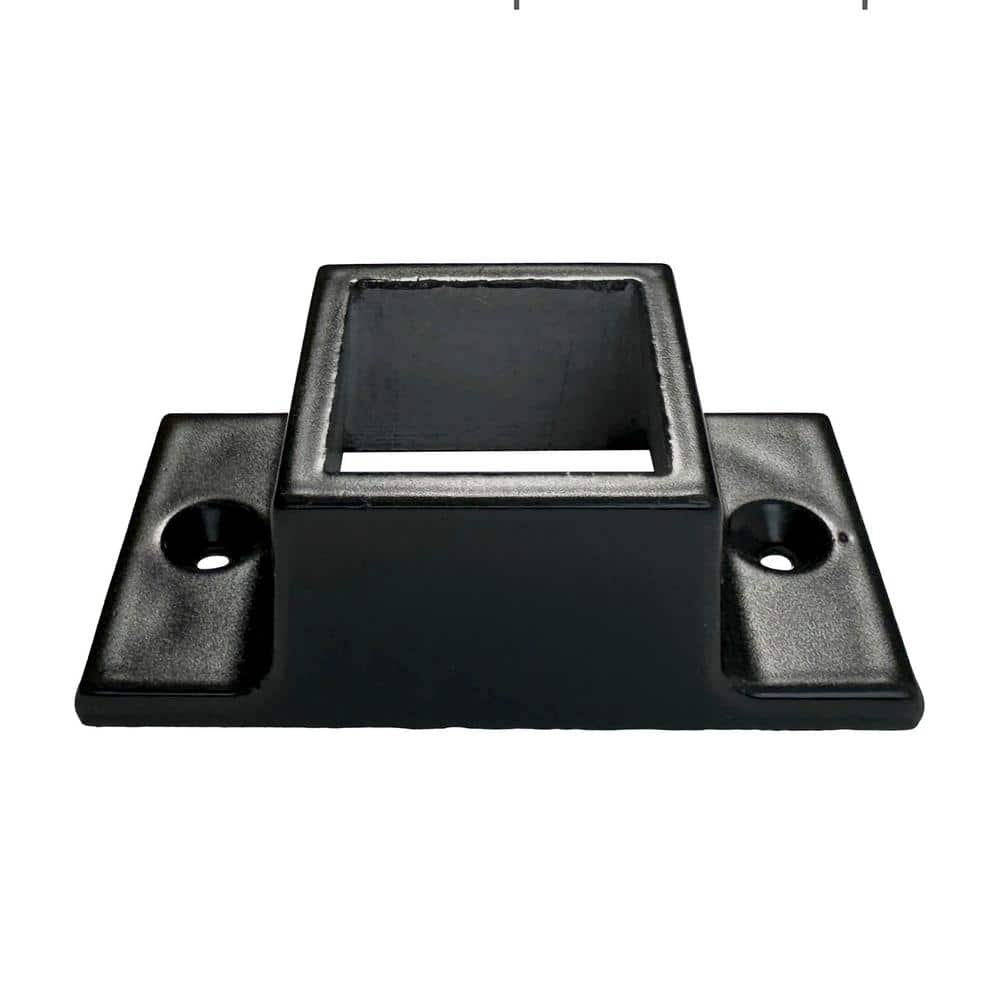 FORGERIGHT Black Aluminum Fence Wall Mount 861371 - The Home Depot
