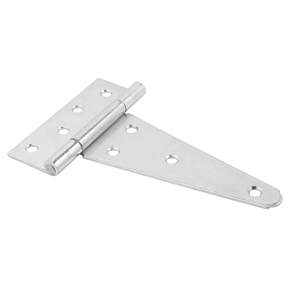 Prime-Line Tee Hinge, 6 in., Hot Rolled Steel, Satin Nickel Finish ...