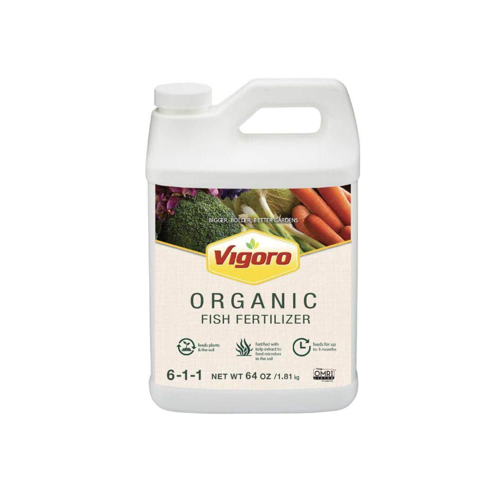 Vigoro 4 lb. Organic Fish Fertilizer Plant Food P0018 - The Home Depot