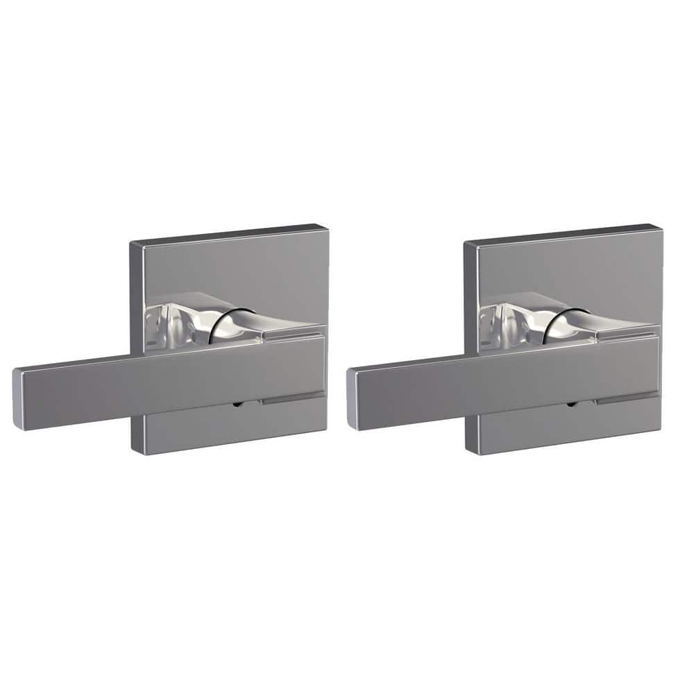 Schlage Custom Northbrook Bright Chrome Dummy Door Handle with Collins ...