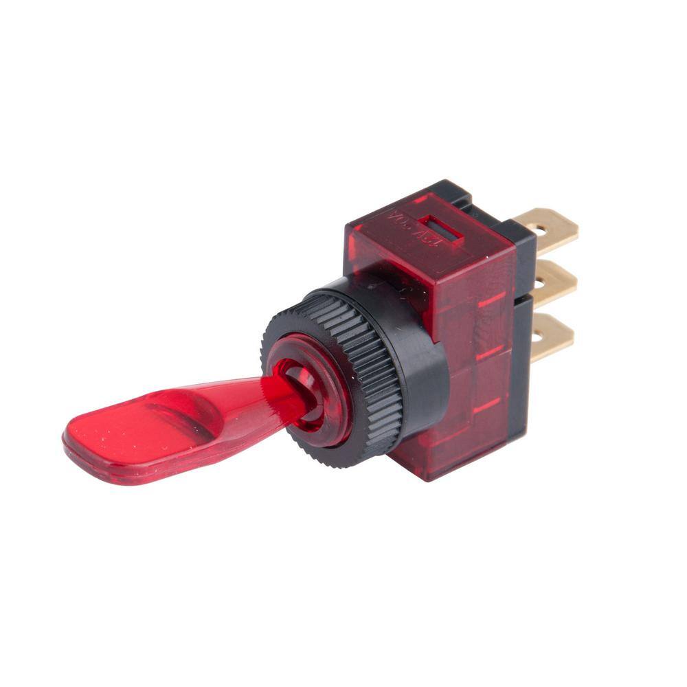 Calterm 20 Amp Red Glow Toggle Switch 40210 - The Home Depot