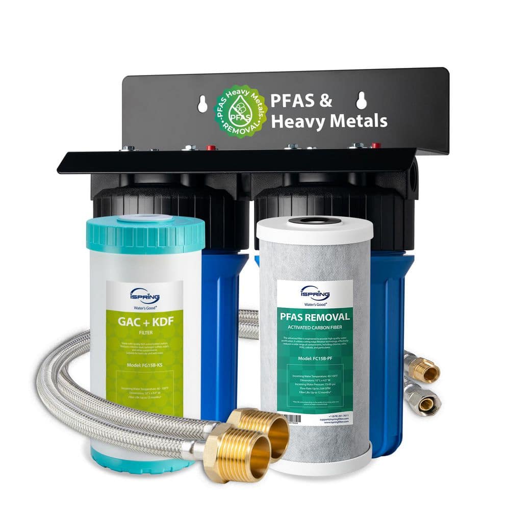 ISPRING US21B-PF Under Sink Water Filter, SGS-Tested to Reduce 99% PFAS ...