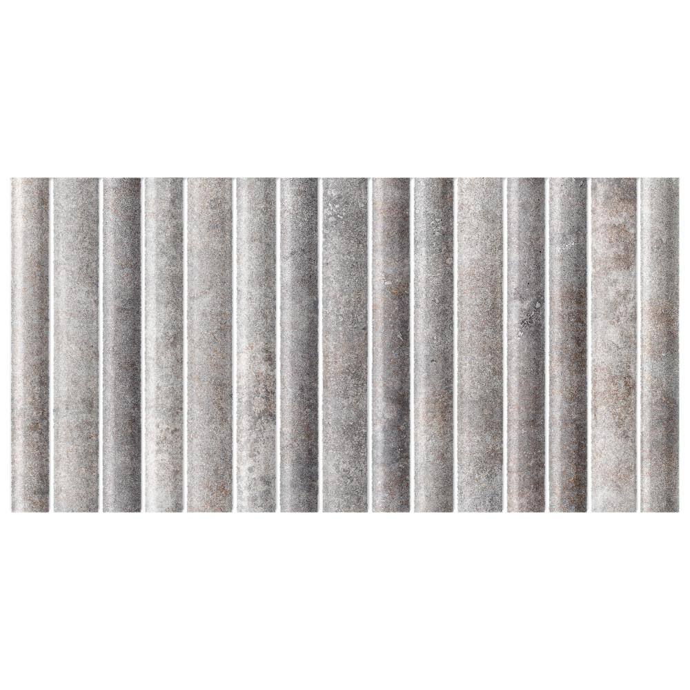 Merola Tile Rubik Greige 5-7/8 in. x 11-3/4 in. Ceramic Wall Tile (10. ...
