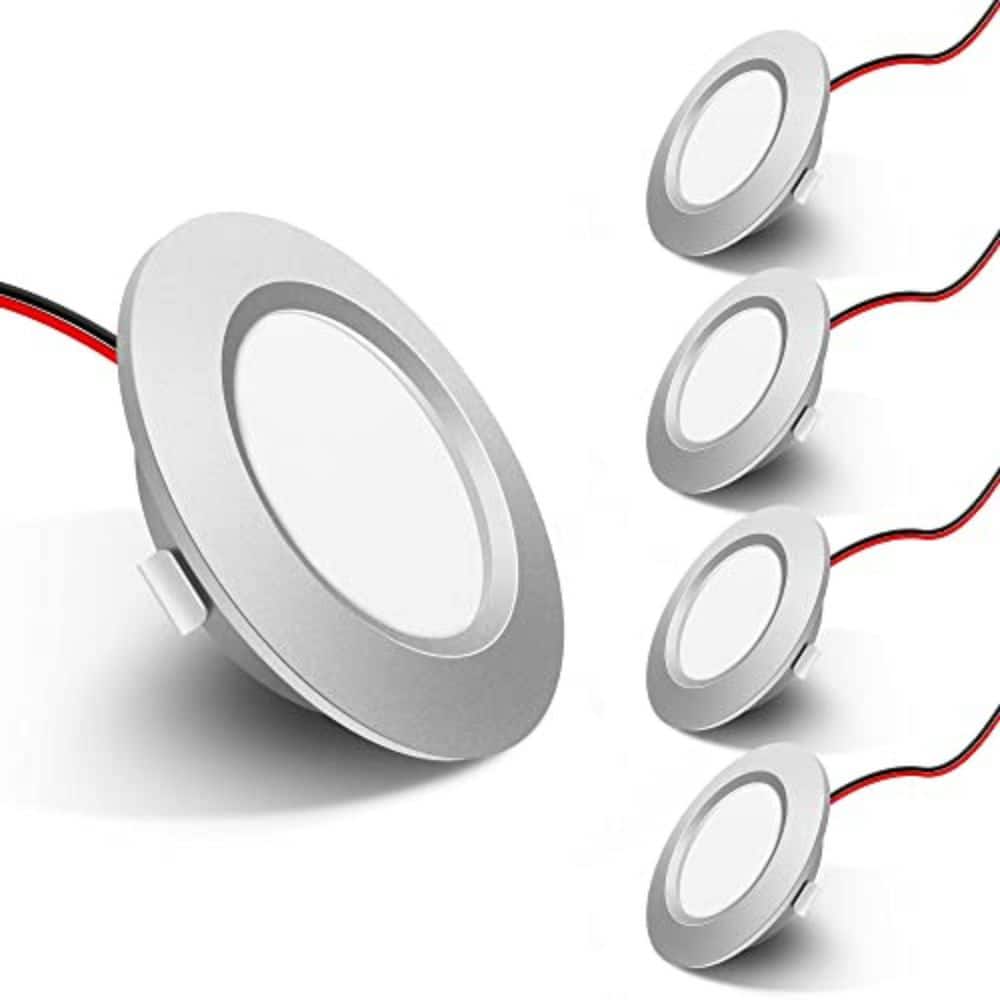 YANSUN 12V LED Dimmable Recessed Ceiling Lights for RV and Boat, 5W ...