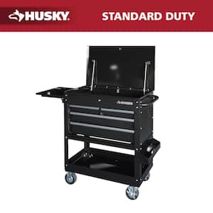 Husky 38 in. W All-Terrain Folding Tool Cart H38FOLDCART - The Home Depot