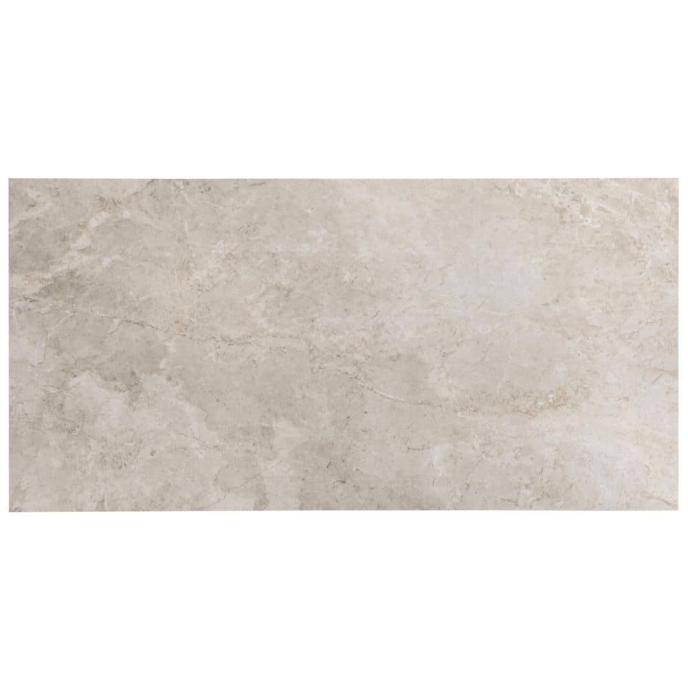Ivy Hill Tile Areno Bone Beige 8 in. x 0.35 in. Matte Porcelain Floor ...