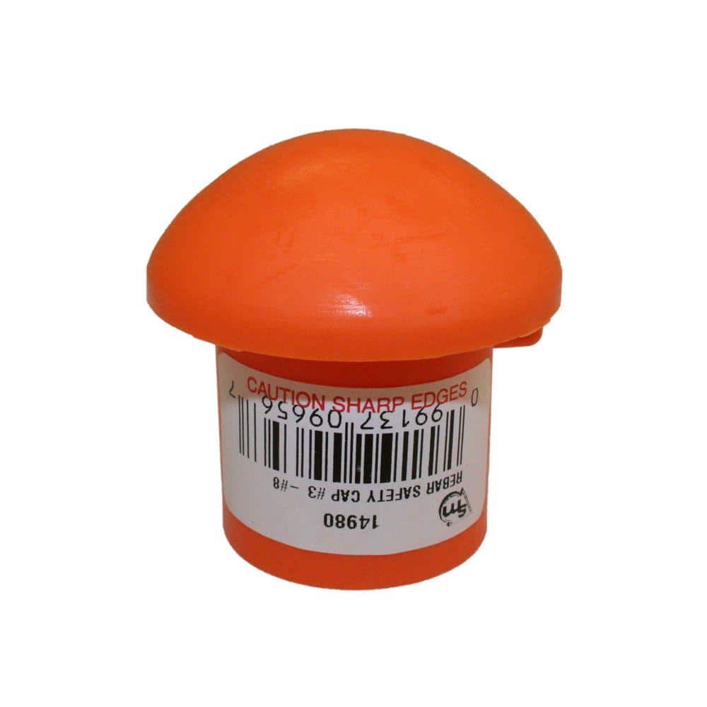 Gibraltar Building Products #3 - #8 Rebar Safety Cap 14980 - The Home Depot