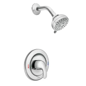 MOEN Chateau Posi-Temp Eco-Performance Single-Handle 1-Spray Shower Faucet in Chrome (Valve ...