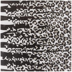 Ivy Hill Tile Kaa Leopard Pink 4 in. x 0.39 in. Matte Porcelain Floor ...