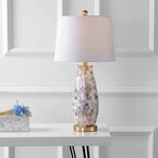 JONATHAN Y Jocelyn 28 in. Natural Seashell Table Lamp JYL4005A