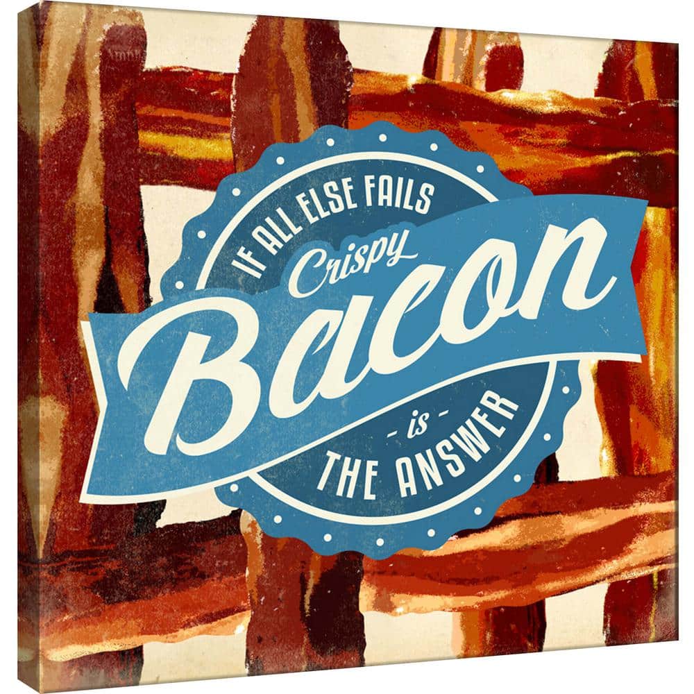 PTM Images 15 in. x 15 in. ''Crispy Bacon'' Printed Canvas Wall Art 9 ...
