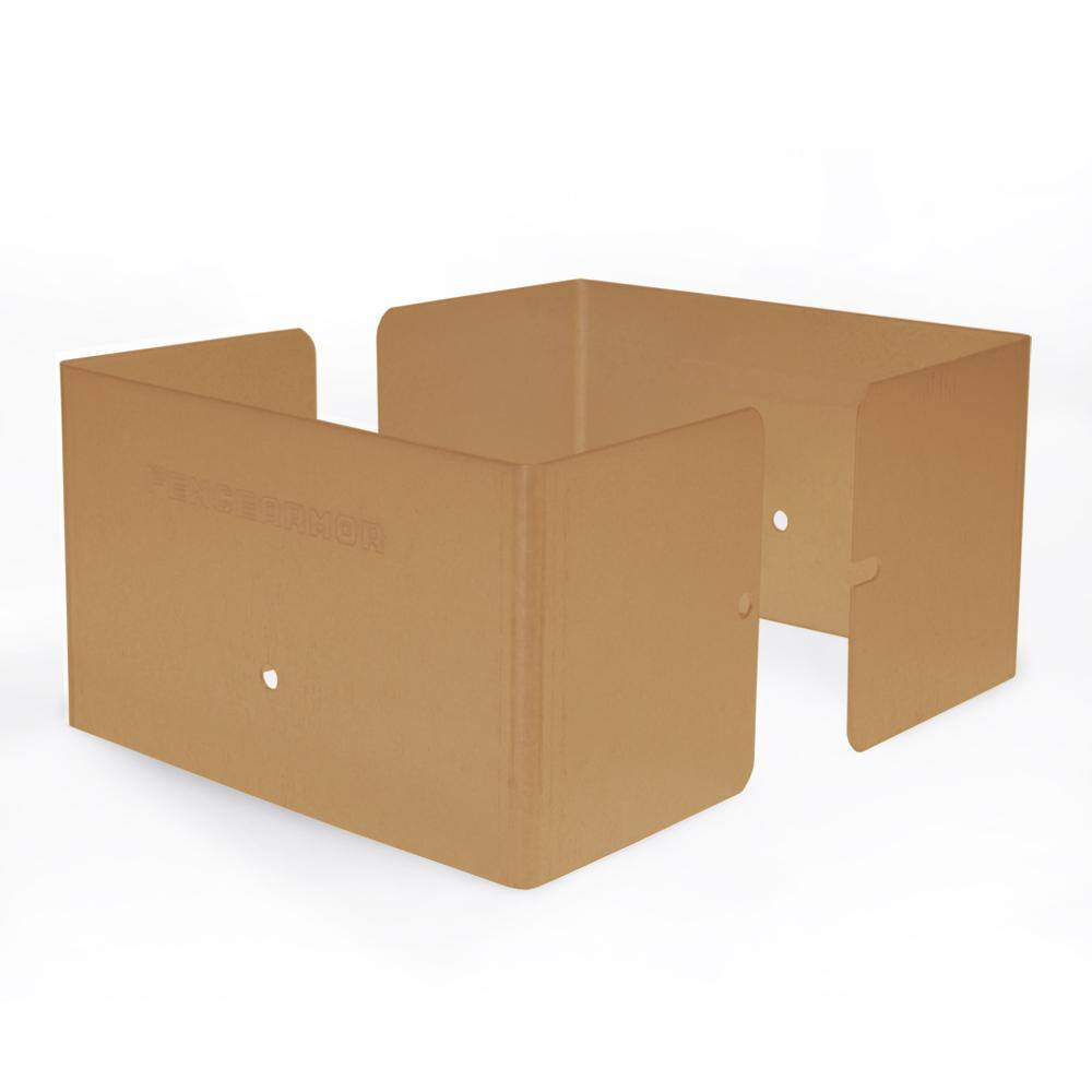 Reviews for Fence Armor 5 in. L x 5 in. W x 1/4 ft. H Clay Fence Post ...