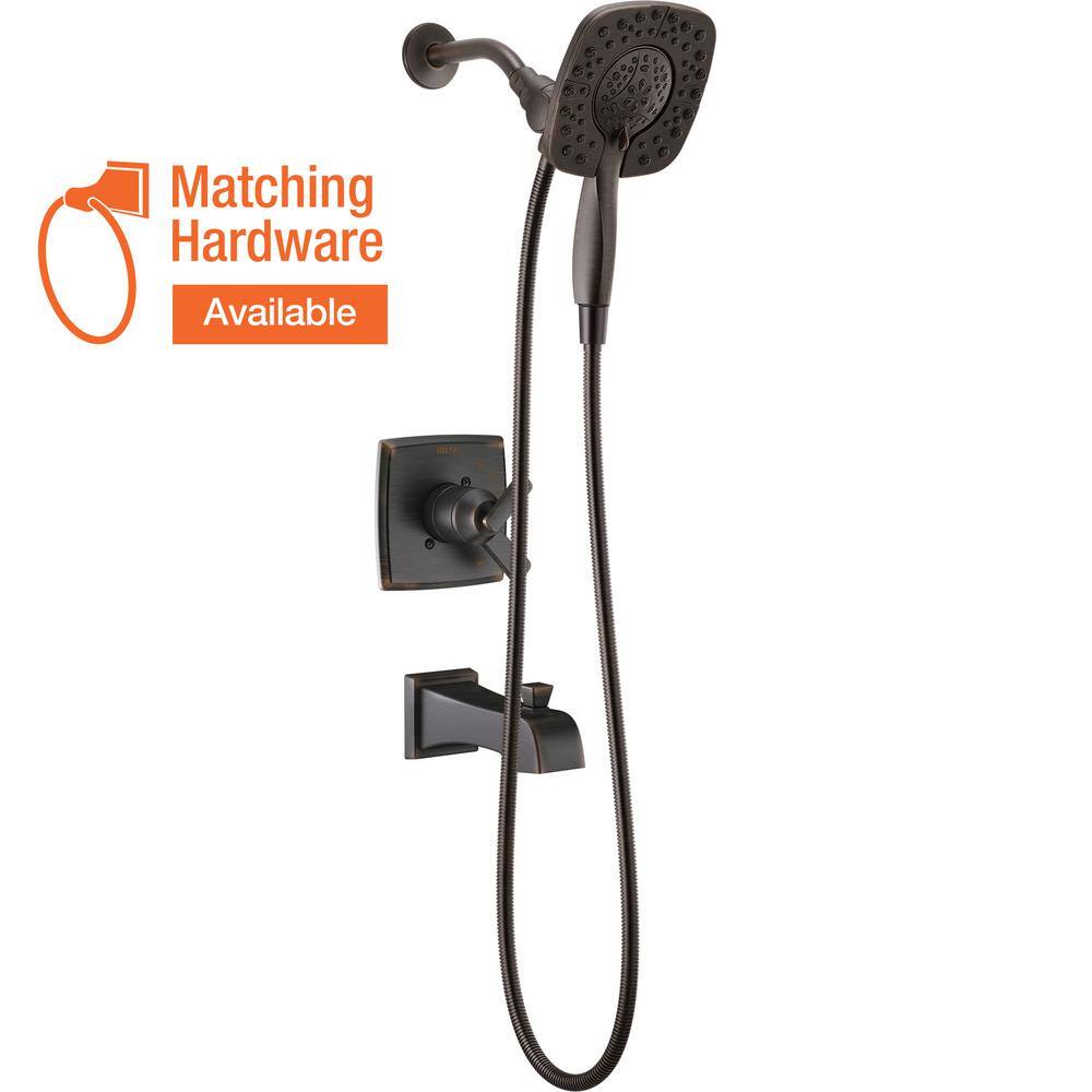 Delta Ashlyn In2ition 1-Handle Tub and Shower Faucet Trim Kit in ...