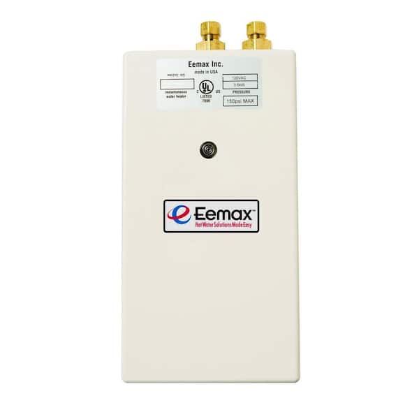 Eemax Single Point 3.0 kW 120Volt 0.3gpm-2.0gpm Electric Tankless Water ...