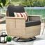 XIZZI Moonlight Brown 7-Piece Wicker Patio Conversation Seating Sofa ...