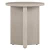 Meyer&Cross Anders 20 in. Alder White Round MDF Top End Table ST1927 ...