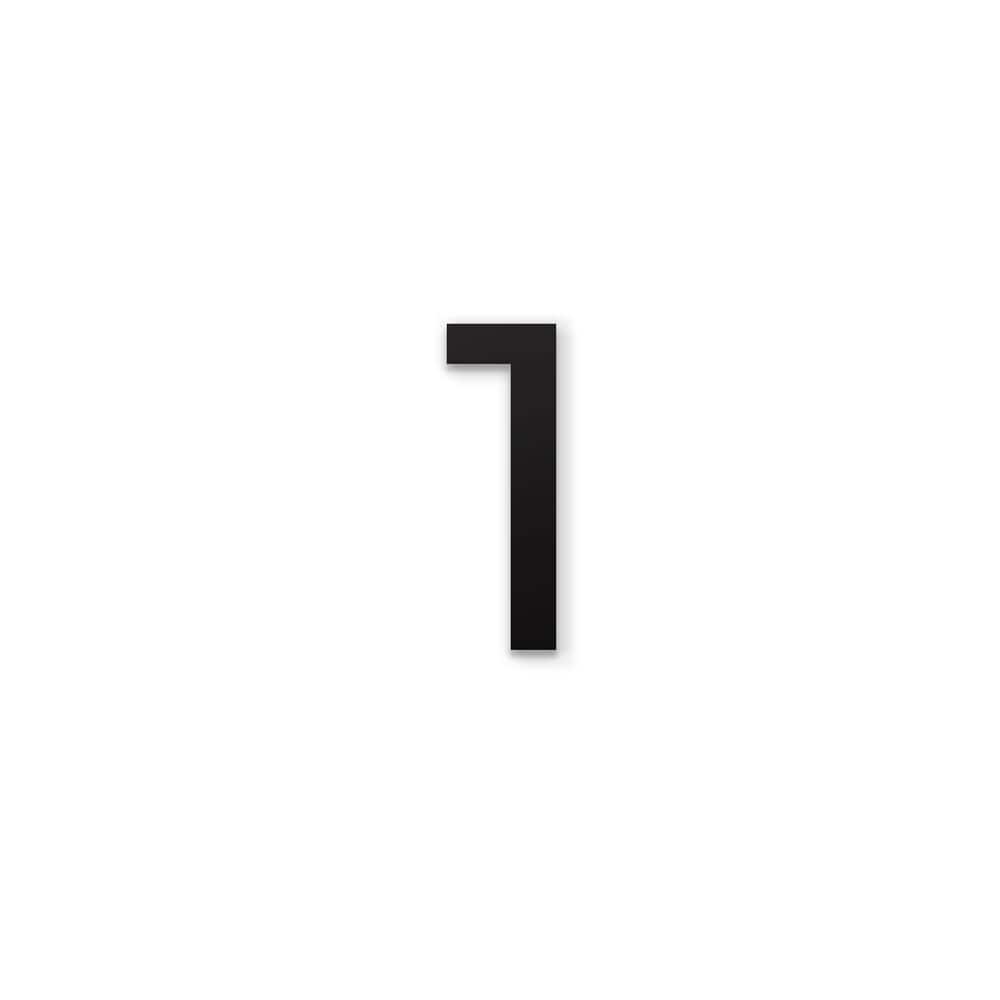 POST & PORCH 4 in. Magnetic Numbers - Black Number 1 numbers-black-1 ...
