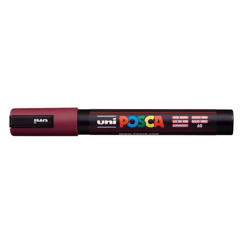 POSCA PC-5M Medium Bullet Paint Marker, Red Wine 076904 - The Home Depot