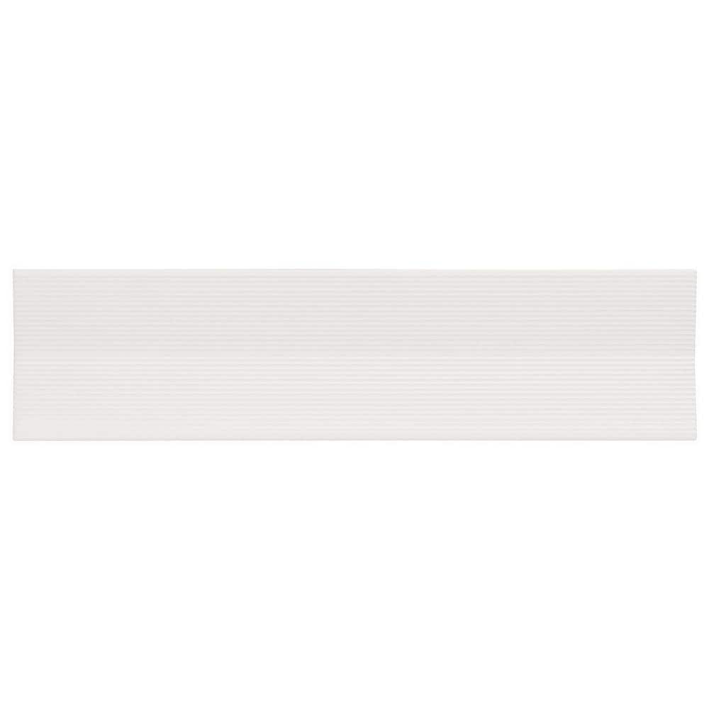 Ivy Hill Tile Level Concave White 4 in. x 0.39 in. Matte Ceramic Wall ...
