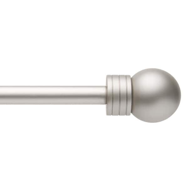 TOWN & COUNTRY BASICS Modern Sphere 36 in. x 72 in. Matte Silver Single ...