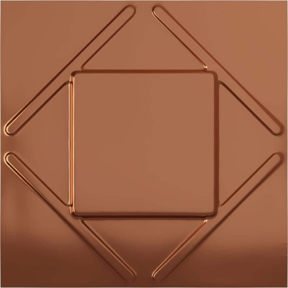 Ekena Millwork 19 5/8 in. x 19 5/8 in. Aubrey EnduraWall Decorative 3D ...