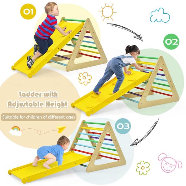 Kid Climbing Ladder