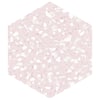 Merola Tile Venice Hex Pink 8 in. x 8 in. Porcelain Floor and Wall Take ...