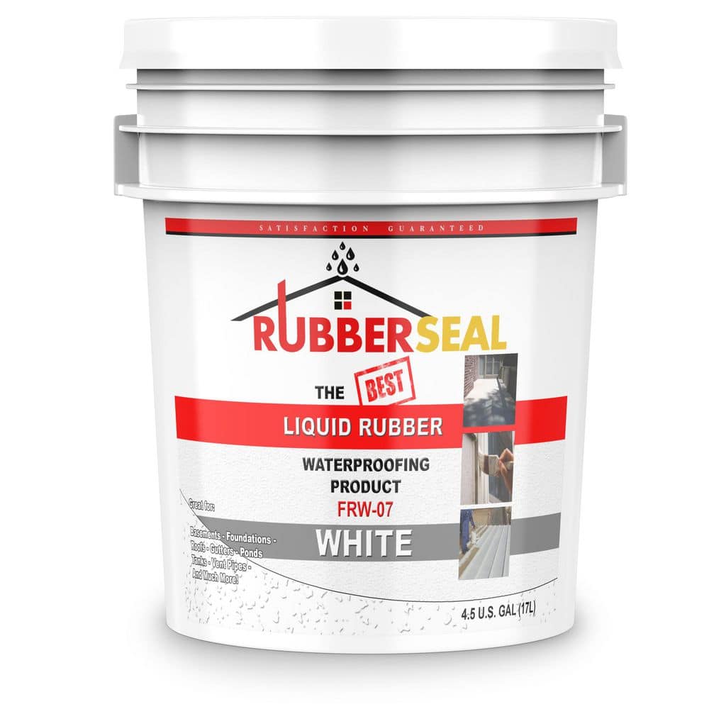 Rubberseal 4.5 Gal. White Liquid Rubber Waterproof Coating ...