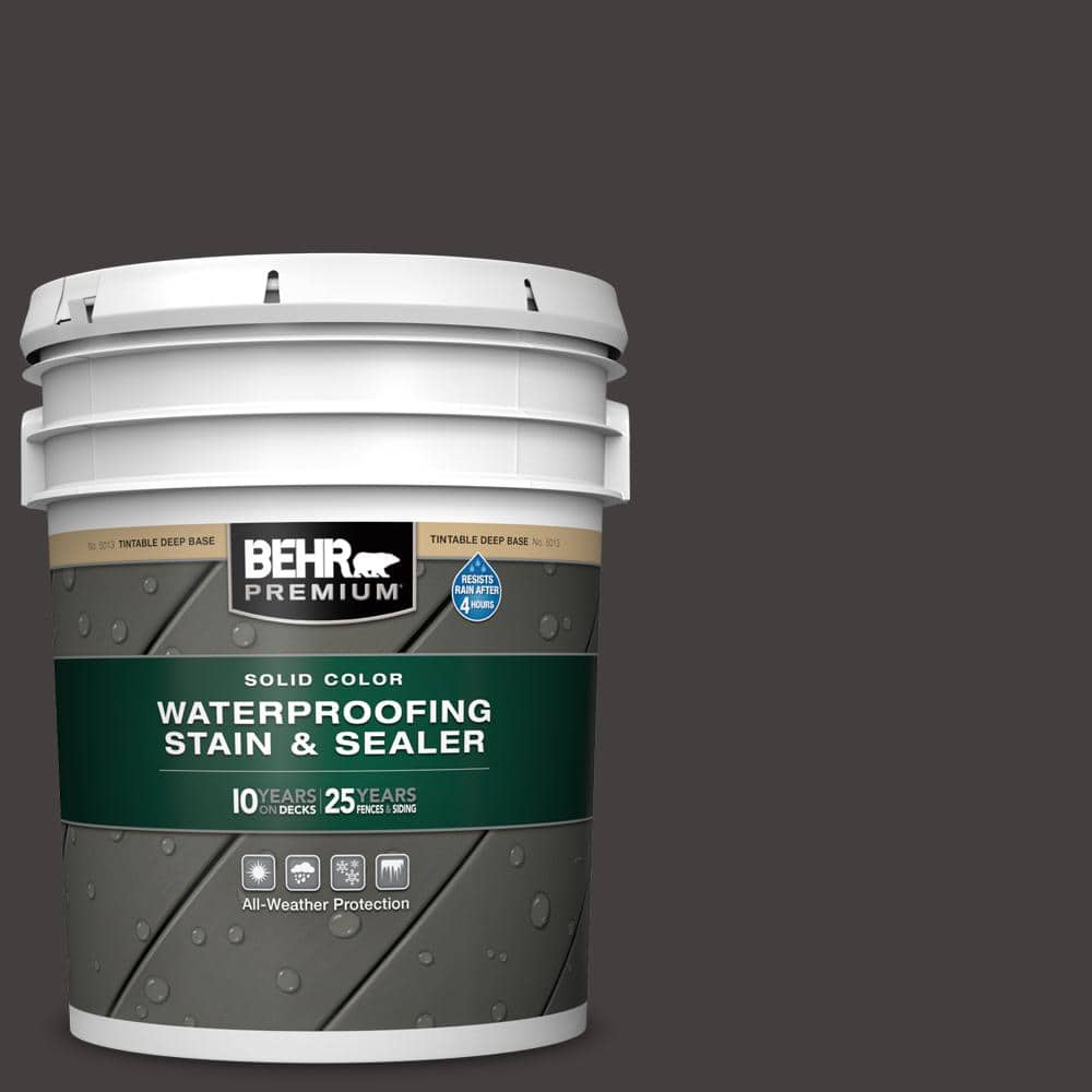 BEHR PREMIUM 5 gal. #MQ1-35 Off Broadway Solid Color Waterproofing ...
