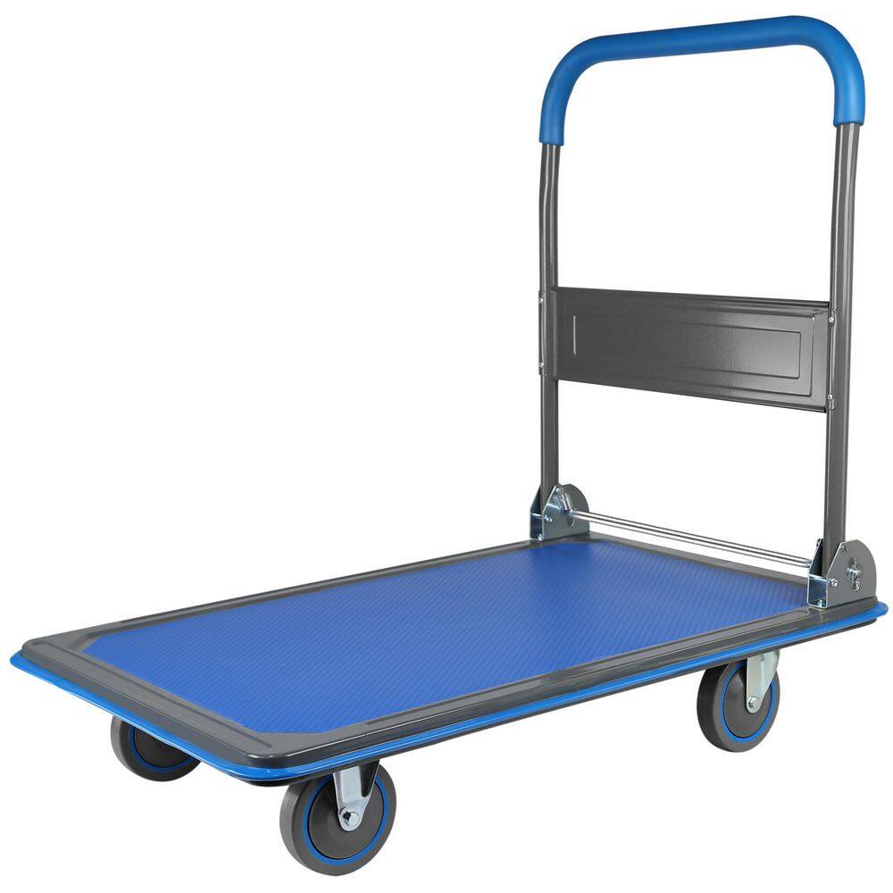 Zeus & Ruta 660 lbs. Weight Capacity Folding Platform Cart Heavy-Duty ...