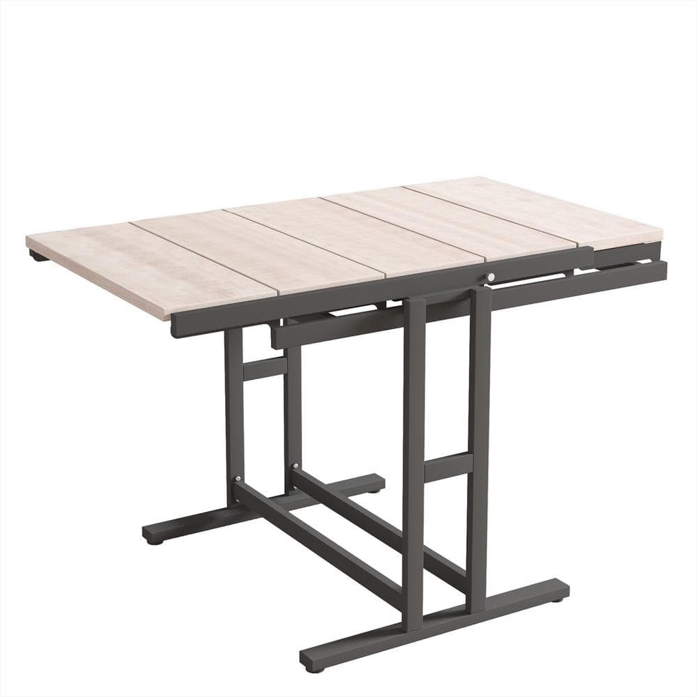 Tatayosi White Multifunction Convertible Dining Table, Free Switch ...