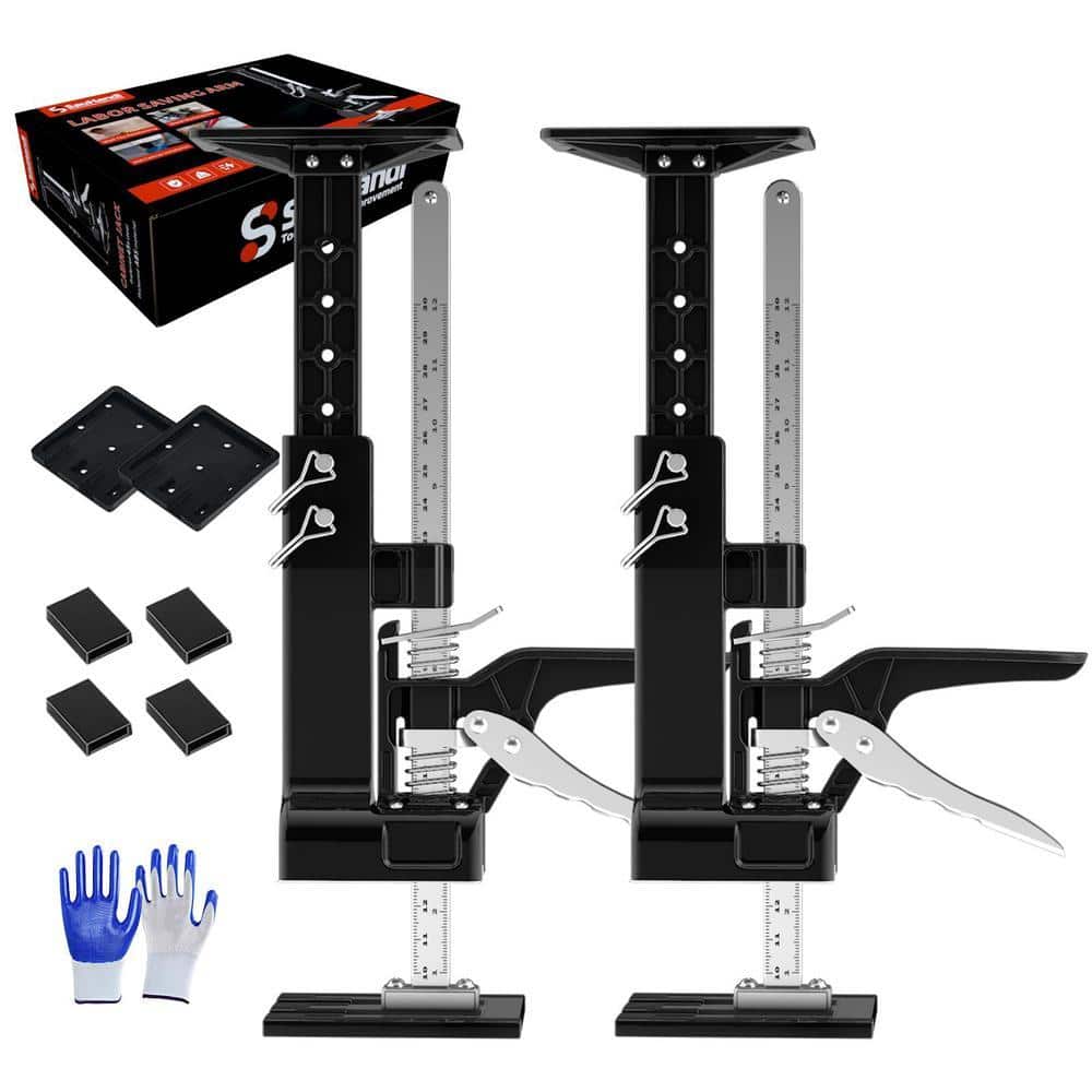 Angel Sar 360 lbs. Adjustable Cabinet Jack Posts, Hand Lifting Jack ...