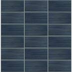 LILLIAN AUGUST 30.75 sq. ft. Luxe Haven Morning Fog Rib Tile Vinyl Peel ...