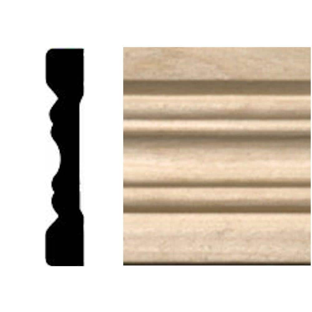 HOUSE OF FARA 3/8 in. D x 2-1/4 in. W x 48 in. L Unfinished Basswood ...