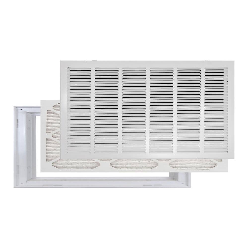 Venti Air 30 in. x 20 in. High Return Air Filter Grille with MERV 11 ...