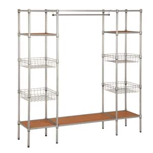 Trinity Chrome Steel Clothes Rack TBFZ-2702 - The Home Depot