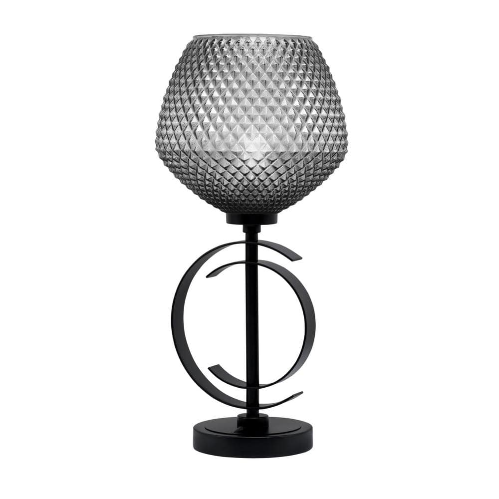 Lighting Theory Olympia 19.75 in. Matte Black Rechargeable Integrated ...