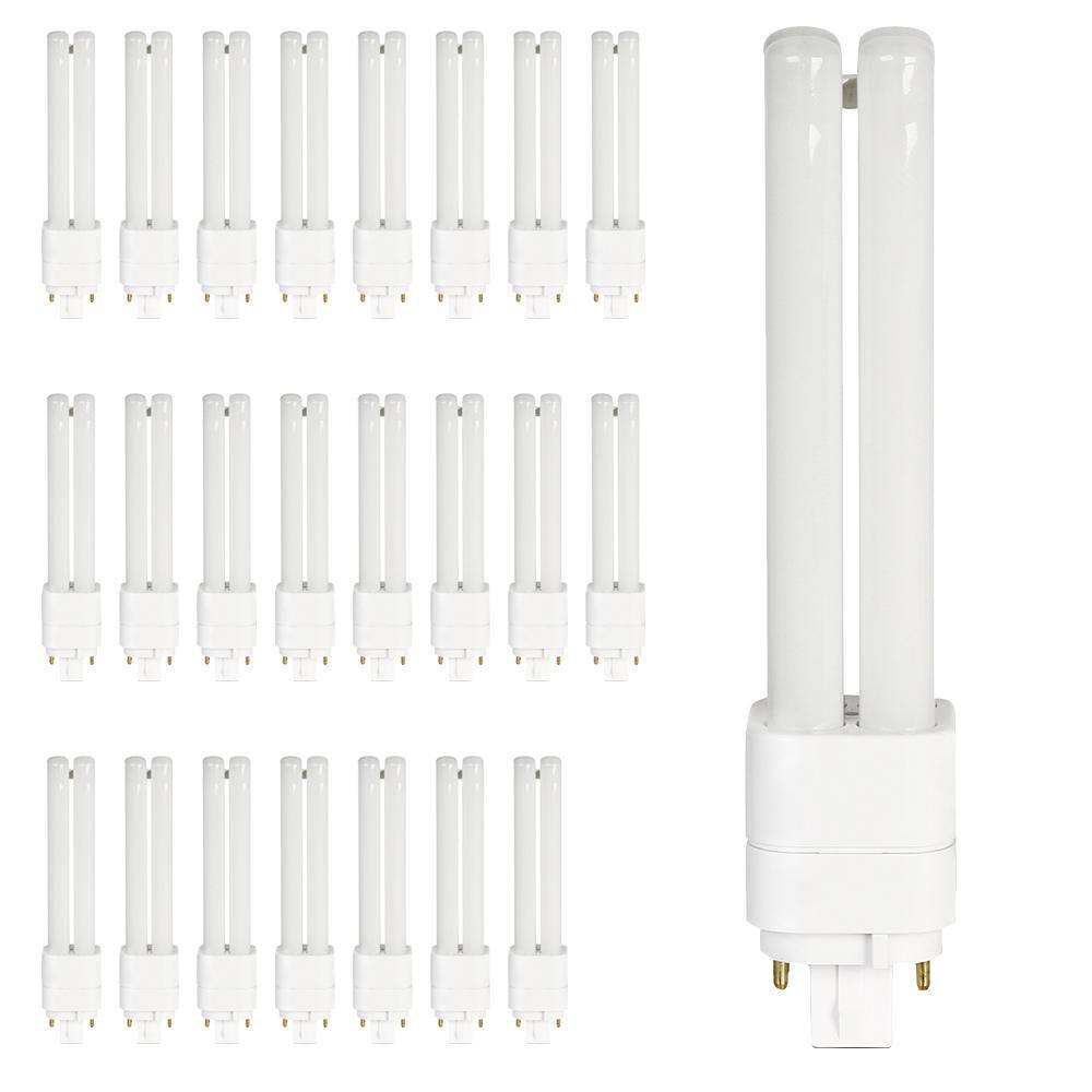 Feit Electric 26-Watt Equivalent PL QuadTube CFLNI 4-Pin Plugin G24Q-3 ...