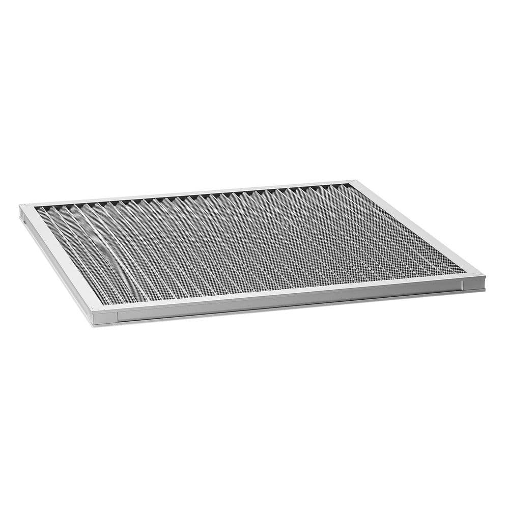 SKYSHALO 19 in. x 1 in. x 19 in. Electrostatic Air Filter, Washable & Reusable Aluminum HVAC ...