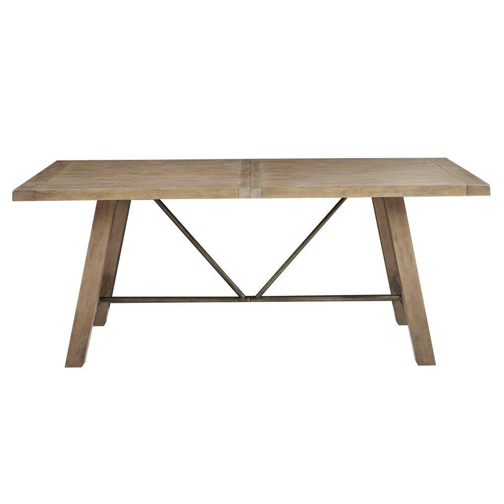 INK+IVY Sonoma Reclaimed Grey Wood 4 Legs Dining Table Seats 6 II121 ...