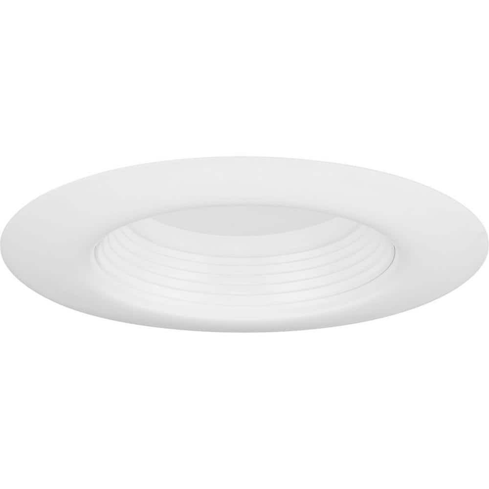 Progress Lighting Intrinsic 5 in./6 in. LED Satin White Round Baffle ...