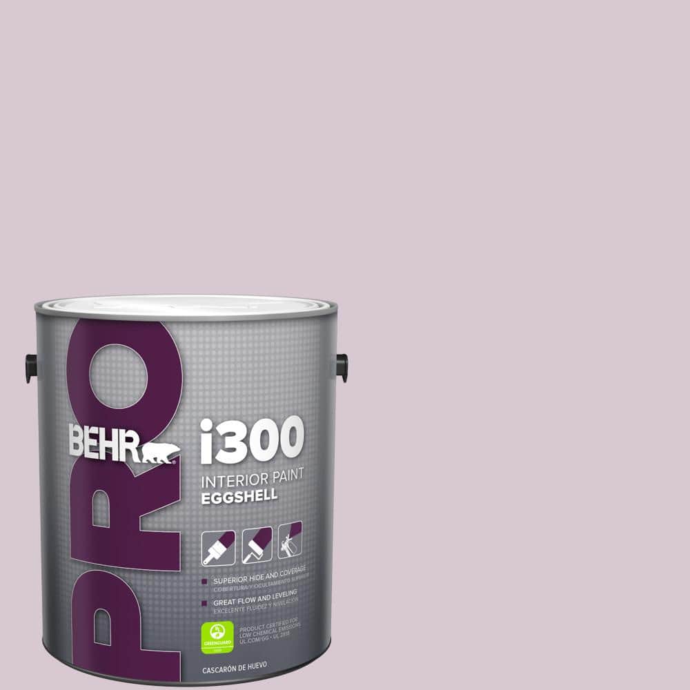 BEHR PRO 1 gal. #S110-2 Orchid Haze Eggshell Interior Paint PR33001 ...