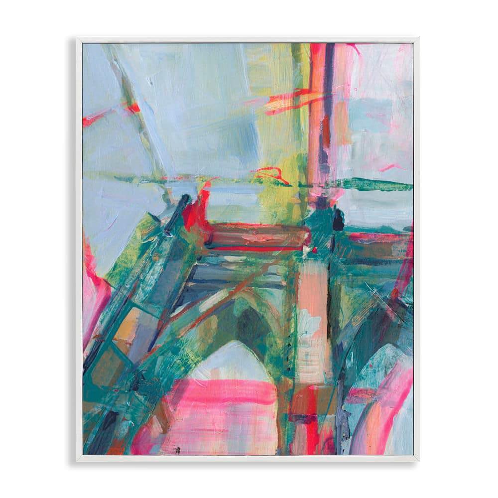 Stupell Industries Looming Bridge Arches by Ethan Harper White Framed ...
