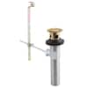 Delta Gold Lavatory Drain Assembly Less Lift Rod in Champagne Bronze ...