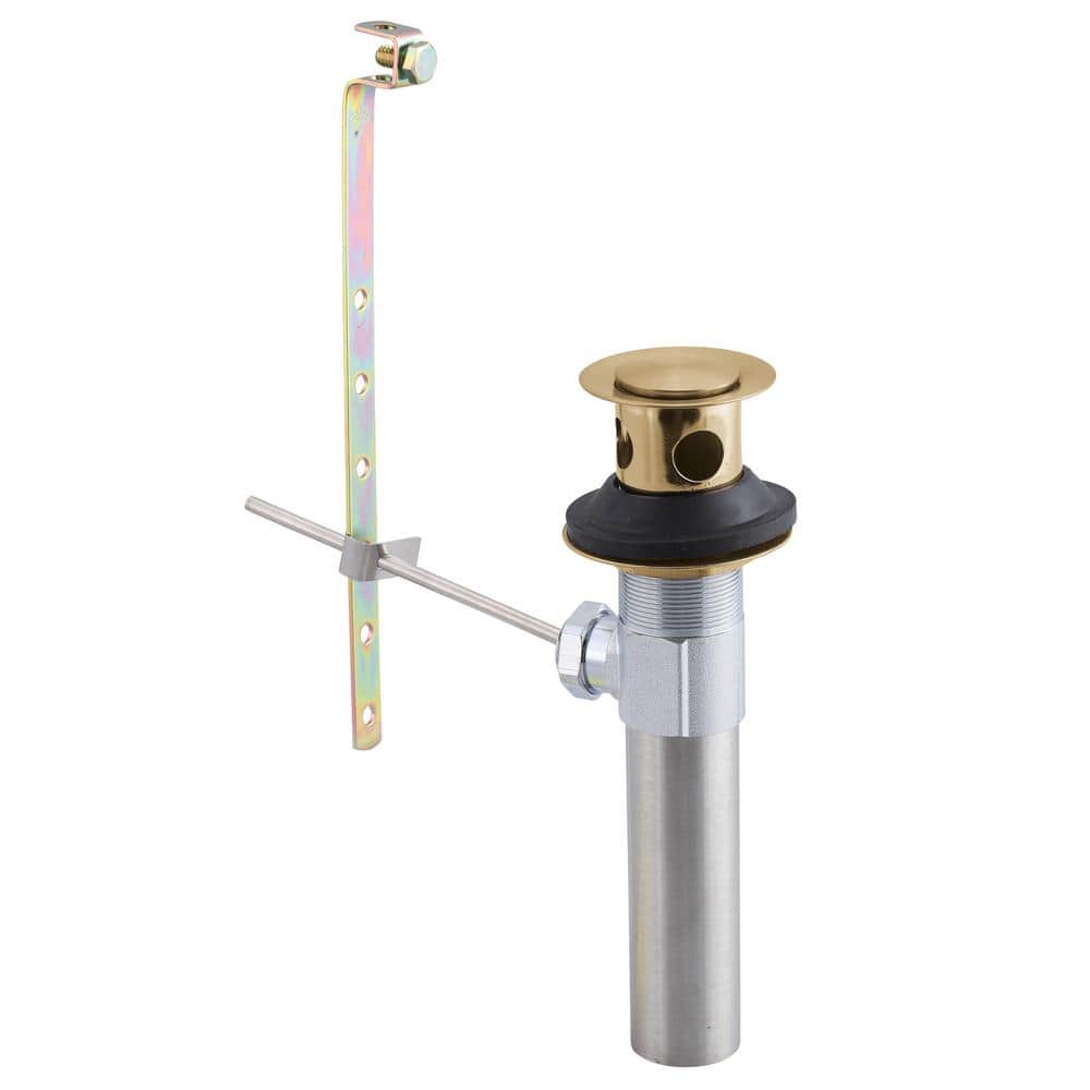 Delta Gold Lavatory Drain Assembly Less Lift Rod in Champagne Bronze ...